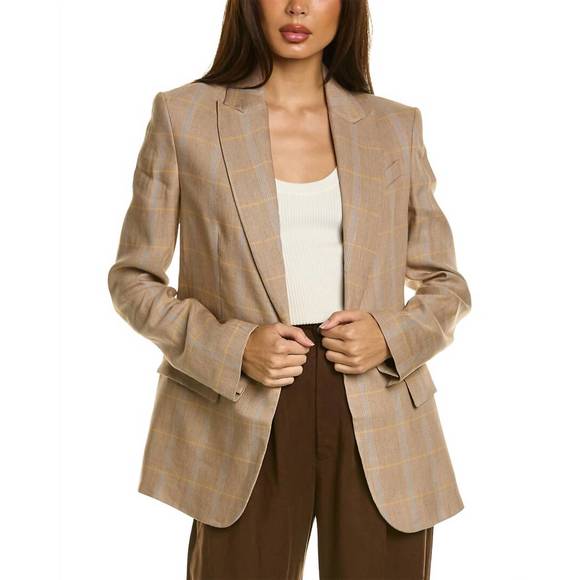 A.L.C. | Jackets & Coats | New Alc Donovan Jacket In Tawny Plaid | Poshmark